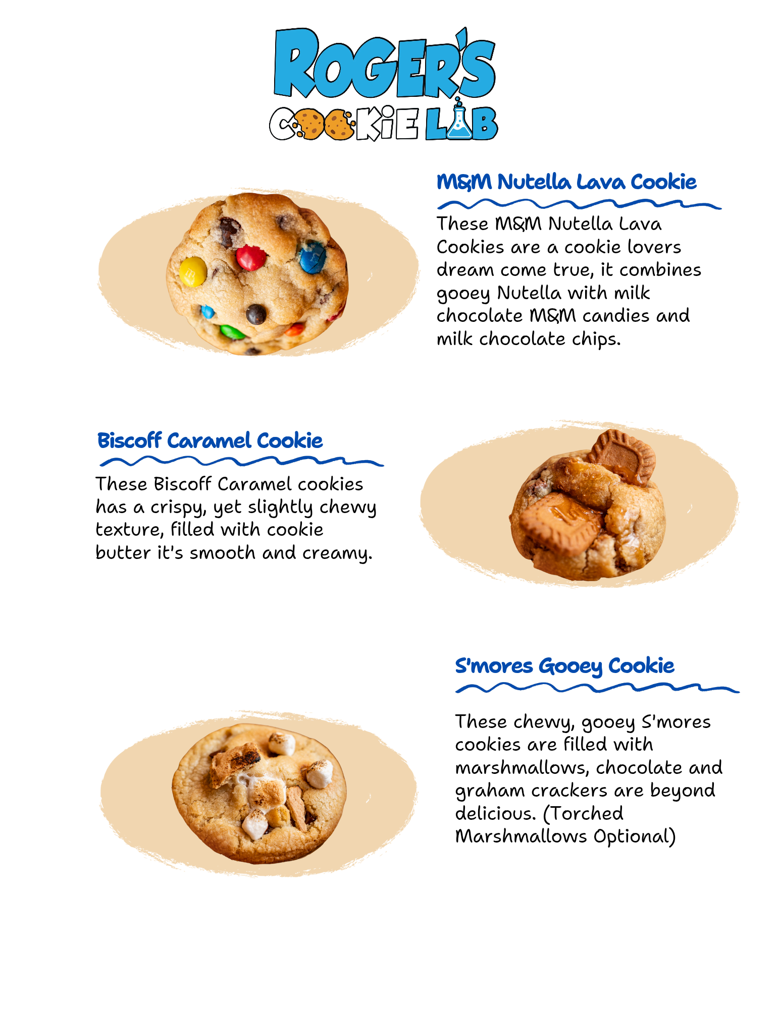 Flavours - Roger's Cookies Lab